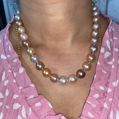 13-15mm Large Edison Pearl No Hole Nucleated Pearls Large - Etsy
