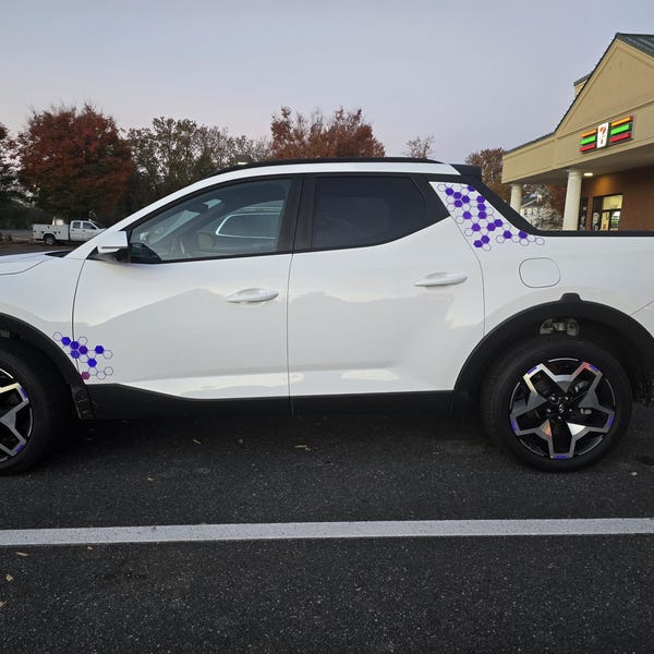 Hexagon / Honeycomb JDM Car Decal Sticker 2 Inch / Hex Side Vehicle ...