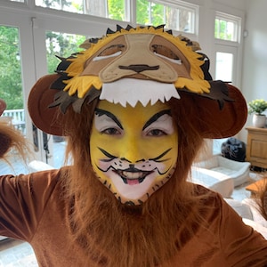 Lion Cub Costume Mask Kids and Adult Size - Etsy