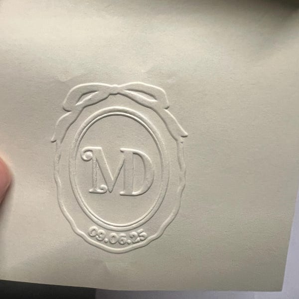 Personalized Wedding Embosser Stamp,chose Your Wedding Embosser,custom ...