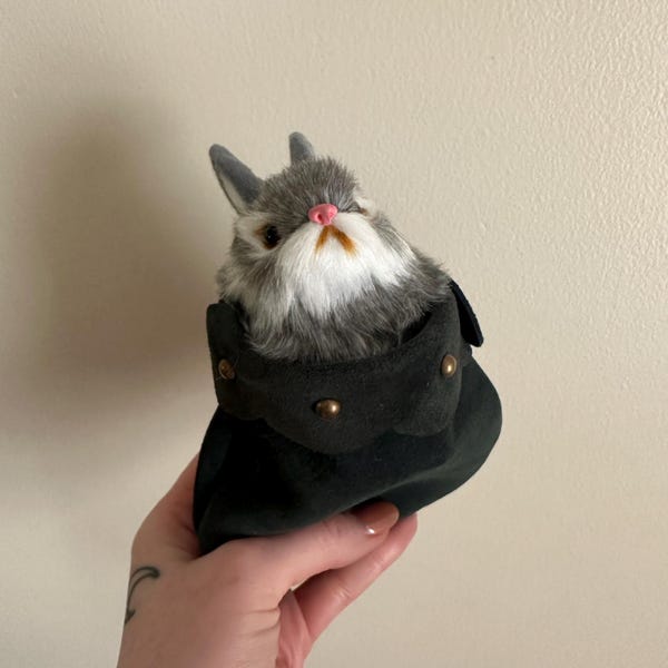 LARP Pet Pouch: Medieval Rabbit Plush, Cosplay Accessory - Etsy