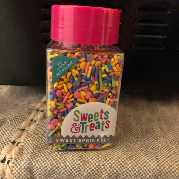 Sprinkles Mix - Neon Glow | Bright Rainbow Sprinkle Medley, Edible ...