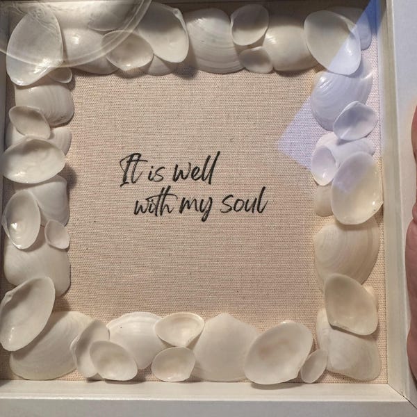 Beach Memories Shadow Box / Florida Gulf Shells - Etsy