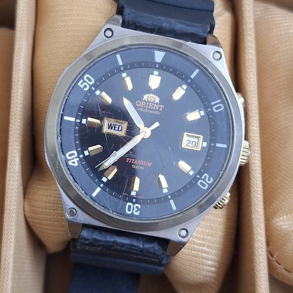 1970's ORIENT ICON Men's Watch Vintage Japanese Mechanical Automatic ...