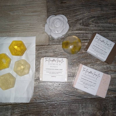 Mini Wild Rose Bar Soap, Rose Soap, Herbal Soap, Natural Soaps, Guest ...