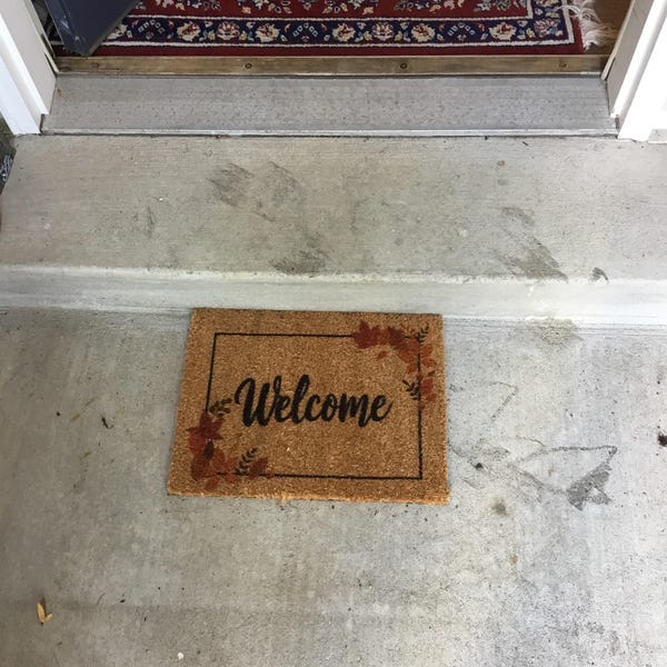 Welcome Fall Decor Doormat, Fall Season, Modern Doormat, Closing Gift ...