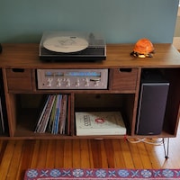 The Stack Record Player Stand - Etsy UK