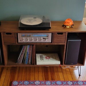 The Stack Record Player Stand - Etsy