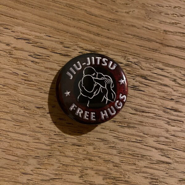 Free Hugs Jiu Jitsu Pin Button, Funny, BJJ Brazilian Jutsu - Etsy