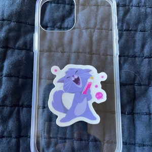 Yzma Cat With Potion Transparent Sticker/ Laptop Iphone Water - Etsy