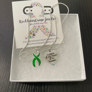 Previvor Serenity Prayer Keychain Pink and Teal Ribbon Charm | Etsy