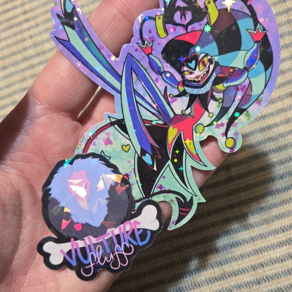 FIZZAROLLI - Helluva Boss Inspired Stickers- 2 Versions - Etsy