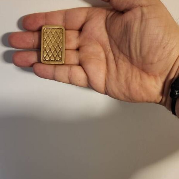 Haptic Coin With Custom Pin / Fidget / Worry Coin / Brass EDC / Sensory ...