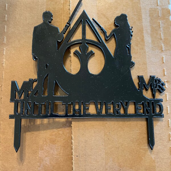 Jedi and Mage Until the Very End Wedding Cake Topper - Etsy