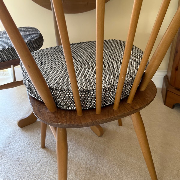 Myhome New Seat Pad(s) for Ercol Dining Chairs With Straps and Press ...