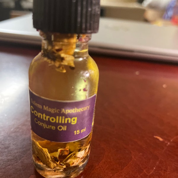 CONTROLLING OIL, W/ Black Candle, .50 Oz, Hoodoo Oil, Ritual Oil ...