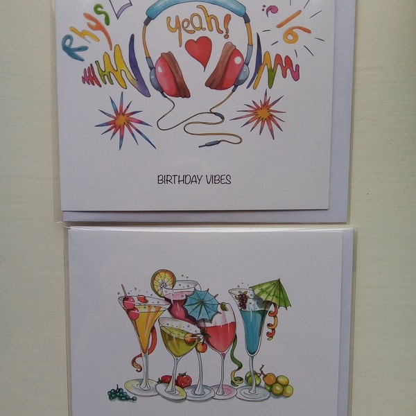 PK122 Bereavement/sympathy Card! Beautifully Watercolour Clematis With ...