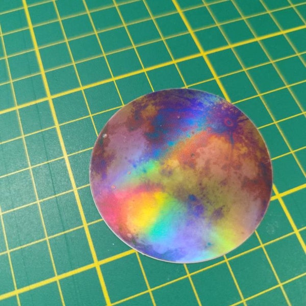 Holographic Space Art Print - Etsy