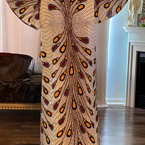 Adire Gown Styles, Adire Styles for Women, Adire Kaftan Styles, Adire ...