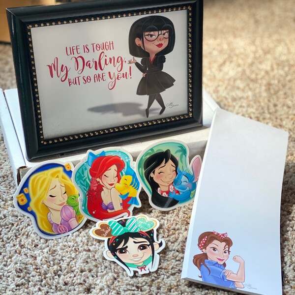 Edna Mode Print Life is Tough My Darling Edna Print Darling Print ...