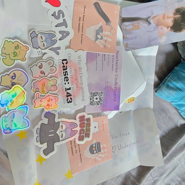 Skzoo Wolf Chan Free Hugs! Stray Kids Sticker Kpop Matte Vinyl and Laminated Vinyl Die Cut With ...