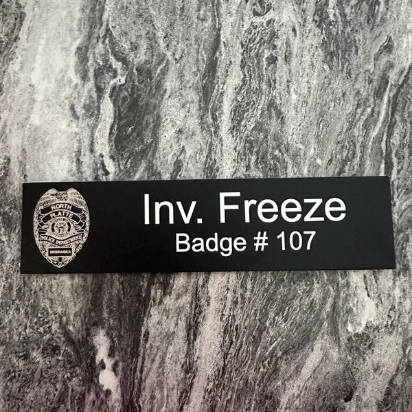 Locker Tags | Laser Engraved and Personalized | Black Aluminum | for ...