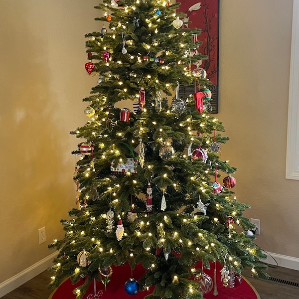 Elegant Tree Topper Star Silver and Black Bow Tree Topper Lightweight ...