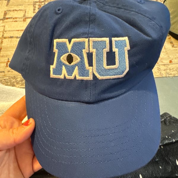 Monsters University MU Hat Mike Wazowski Baseball Cap Halloween Costume ...