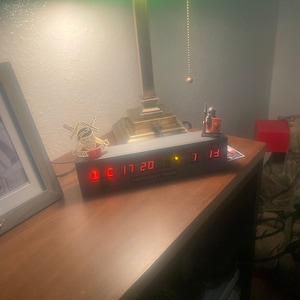 Back to the Future Time Circuit Clock, BTTF Prop Replica, Movie Prop ...