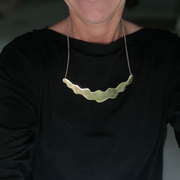 Earring Silver - Tulip Shield Large - Statement Earrings - Wearable Art ...