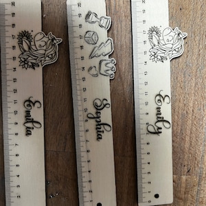 Laser Cut Wooden RULER for Kids School Teacher Svg Pdf Ai Eps File ...