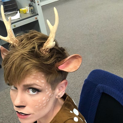 Faun Antlers Cosplay Antlers 3 Point Antlers Vegan Antlers - Etsy