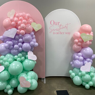 3D Slanted Wedding Open Arch Door Backdrop Stand Print Fabric Arch ...