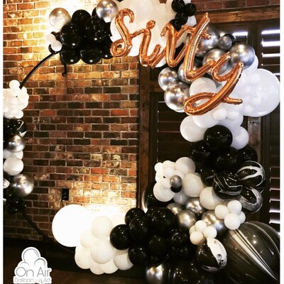 Custom Script Balloon Banner Foil Letter Balloon Garland - Etsy