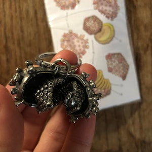 Bacteria Keychain Bacillus Bacterium Microbiology Microbe | Etsy