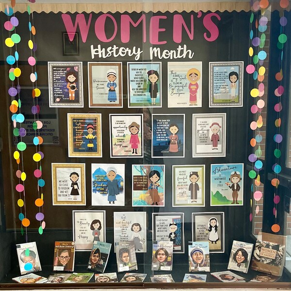 Womens History Month, Bulletin Board Kit, Amanda Gorman, Malala ...