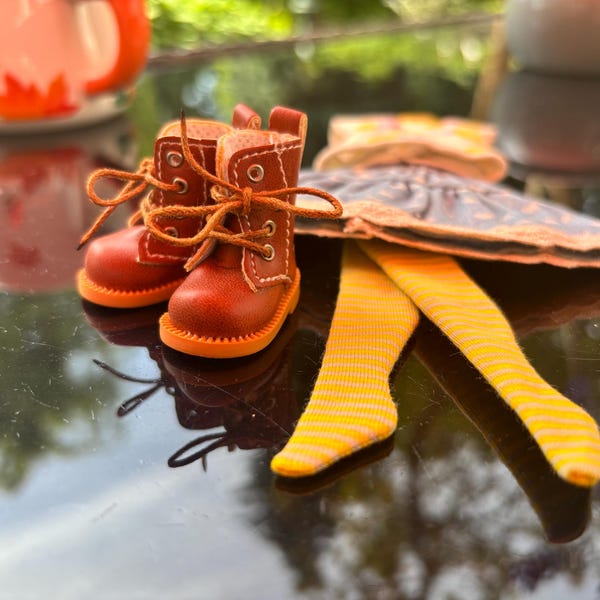 Cute Set Clothes for Blythe Doll, Set of Striped Oversized Sweater ...