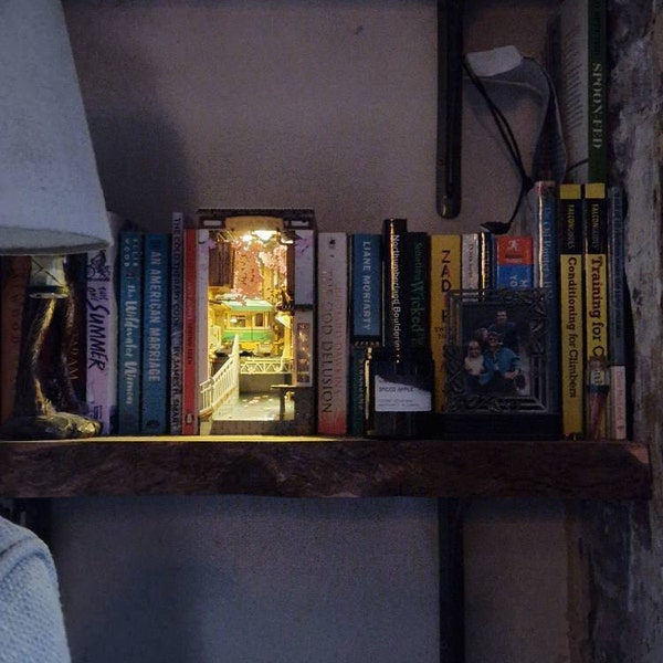Build Your Own Book Nook, Doll House DIY Kit, Model Set, Miniature Book ...