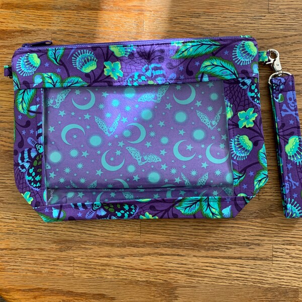 Project Bag, Window Bag, Vinyl Window Bag, Travel Bag, Ditty Bag, Bingo ...