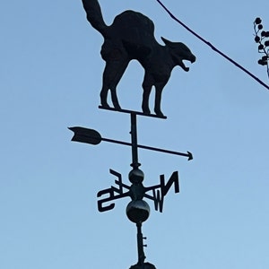 LARGE Handcrafted 3D 3-dimensional CRANE HERON Weathervane Copper ...
