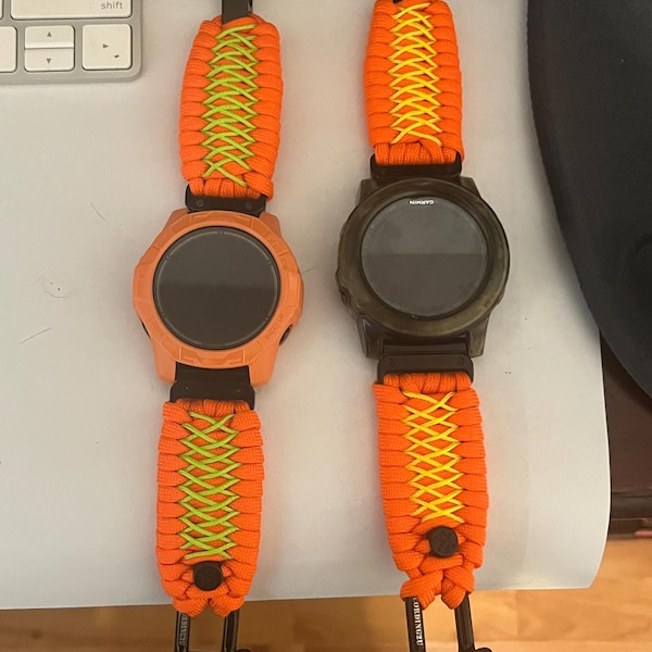 Personalized Paracord Watch Band for Apple Watch Series 1, 2, 3, 4, 5 ...