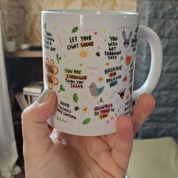 Positivitea Mug, Selflove Mug, Positive Mindset Gift Mug, Positivity ...