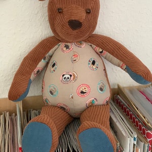 Simple Memory Bear Pattern 18 Easy Bear Pattern Memorial Bear Sewing Tutorial Pattern Sewing ...