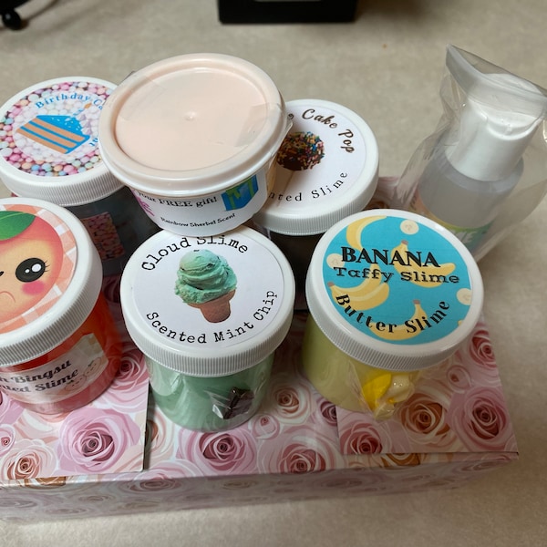 Mystery Slime Box/package FREE Extras Birthday Gift/toys for Kids ...