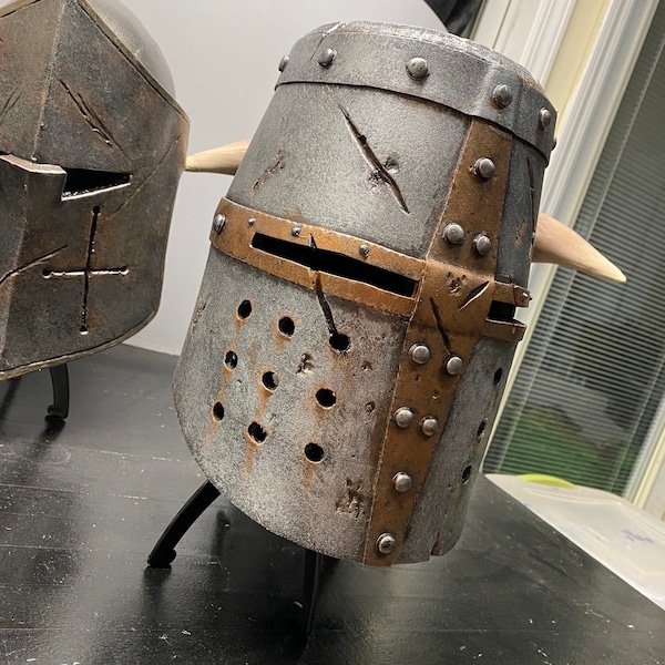EVA Foam Knight Helmet Template - Etsy