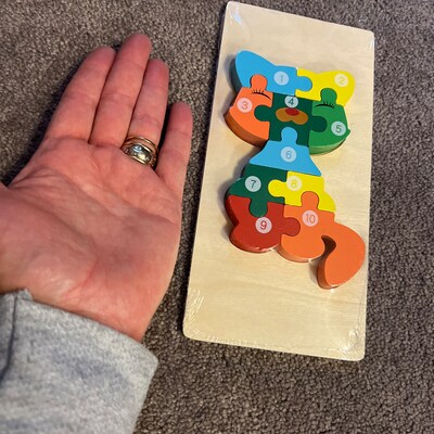 Geometric Wooden Animal Stacker, Stacking & Nesting Educational ...