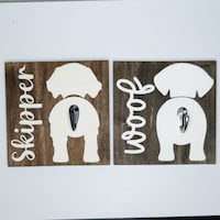254 Dog Silhouette Bundle SVG, UPDATE, Dog Butt Leash Holder SVG File ...