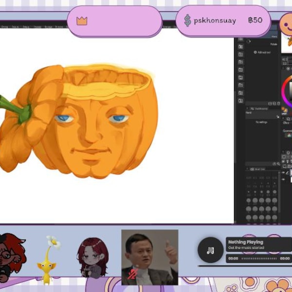 Cute Bear Animated Emote | Music Emote | Jamming | Kawaii Brown Bear ...