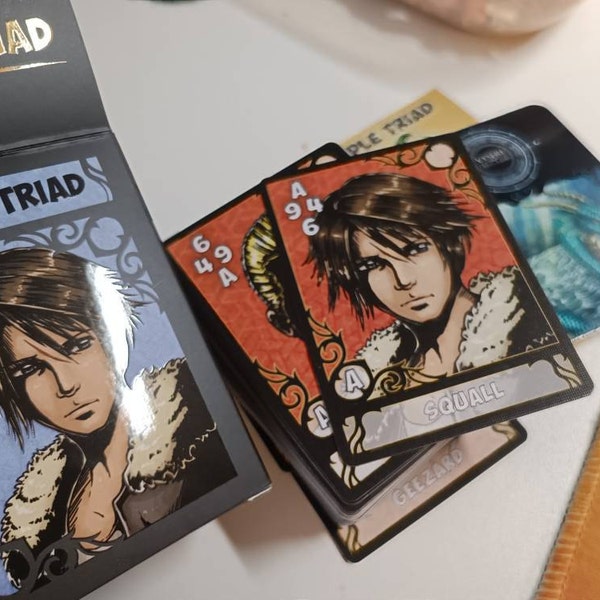 FFVIII Triple Triad Full Card Set - Etsy