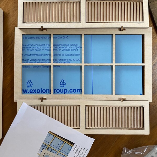 Shutter Window 1/6 and 1/4 Size Dolldiorama, Diorama, Roombox ...